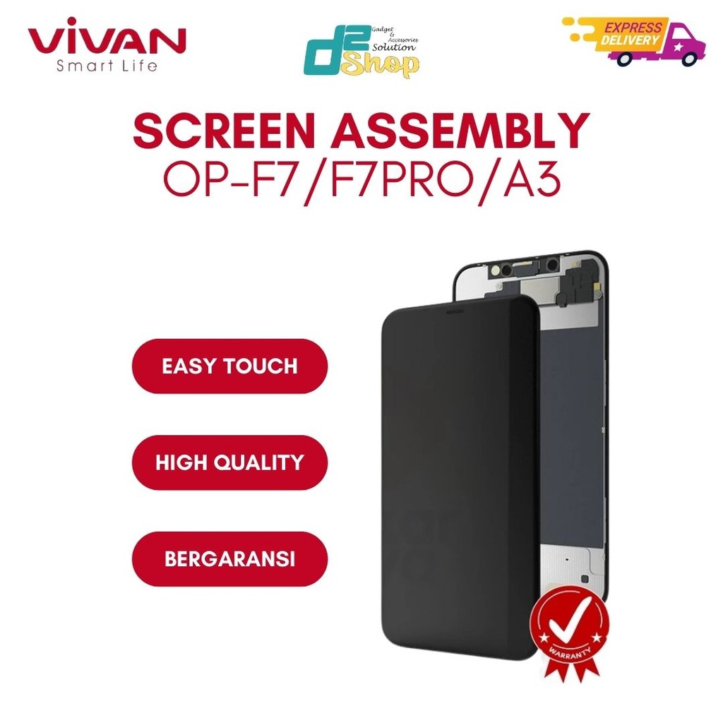 Jual LCD VIVAN SCREEN ASSEMBLY FOR OP-F7/F7PRO/A3 | Shopee Indonesia