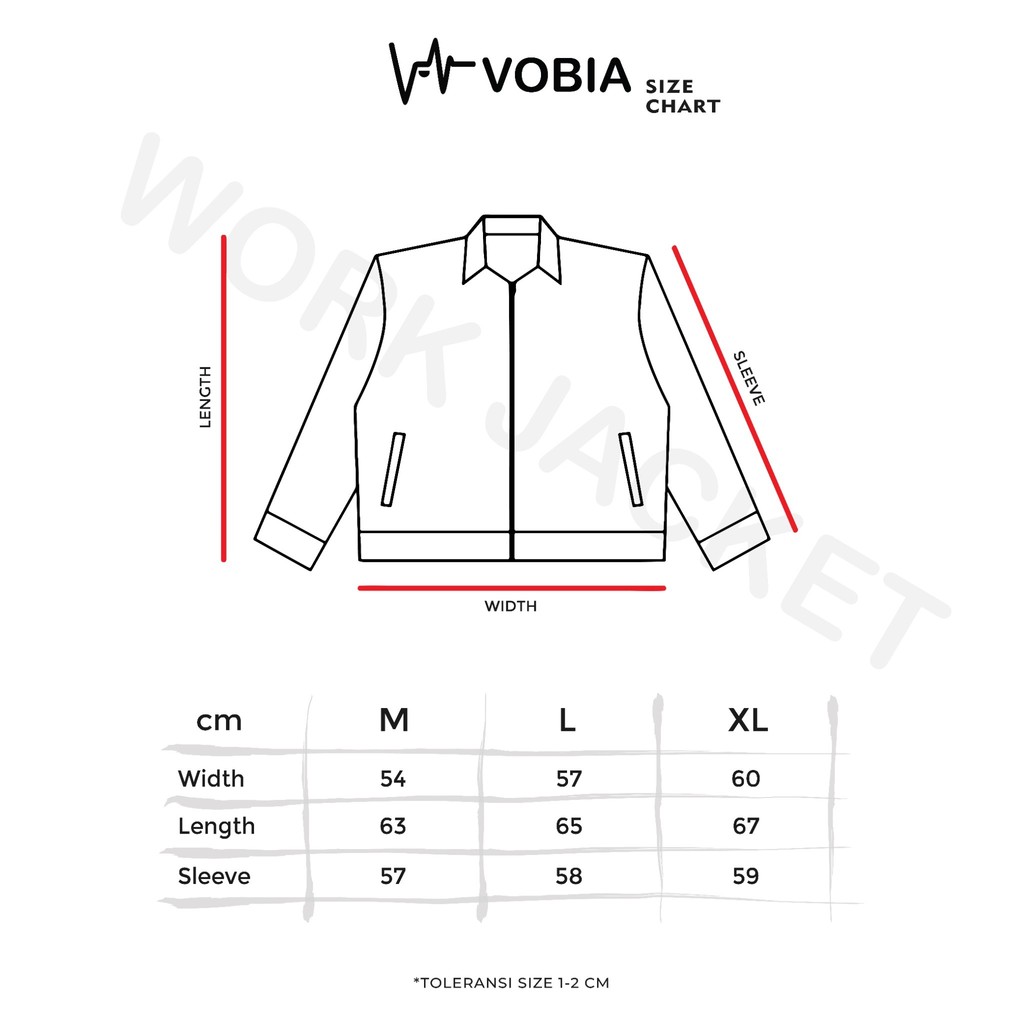 Jual Vobia Work Jacket Boxy Canvas - Dominates | Shopee Indonesia