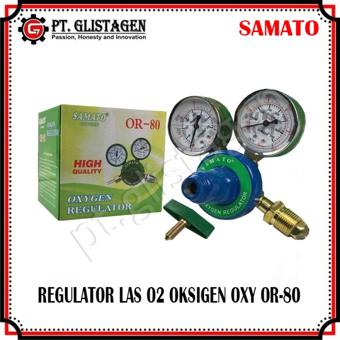 Jual Regulator Las O2 Oksigen Welding Regulator Oxy Samato OR-80 ...