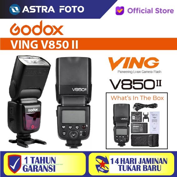 Jual Godox Flash V850II / V850 II Universal Kamera DSLR Mirrorless ...