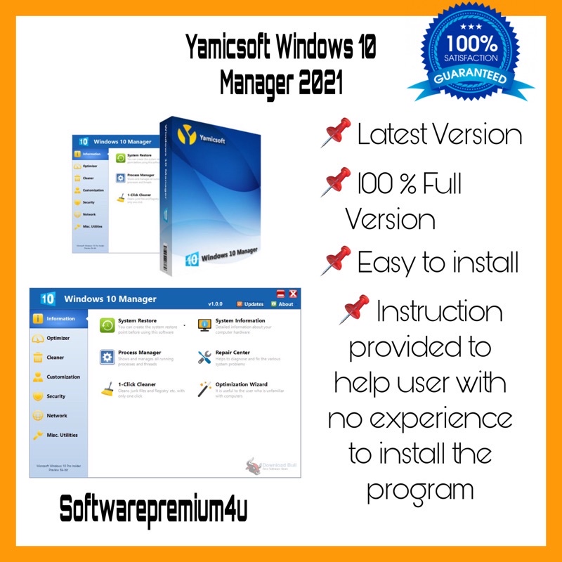 Jual Yamicsoft Windows 10 Manager (2021) | Shopee Indonesia