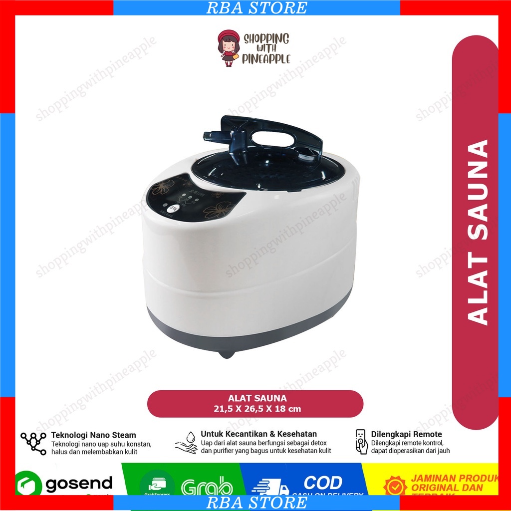 Jual PROMO SPESIAL!!! Mesin Sauna Portable / Mesin Steam Sauna / Alat ...