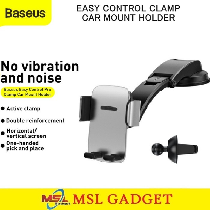 Jual Baseus Car Mount Holder HP Mobil Dashboard Air Vent Easy Control ...