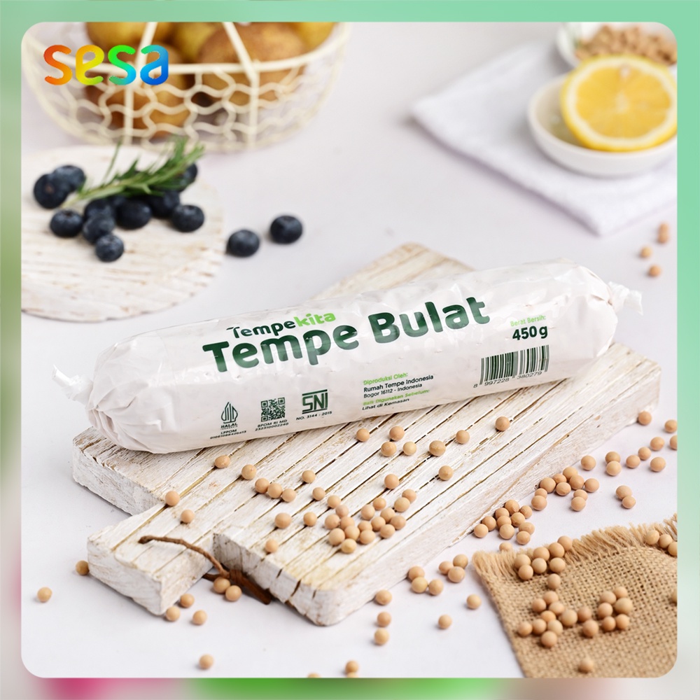 Jual Tempe Bulat Non GMO 450 g | Shopee Indonesia