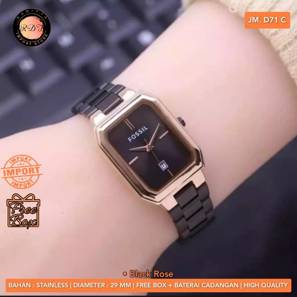 Jual JAM TANGAN WANITA D71C IMPORT BY ORI RDT MURAH DAN CANTIK | Shopee Indonesia