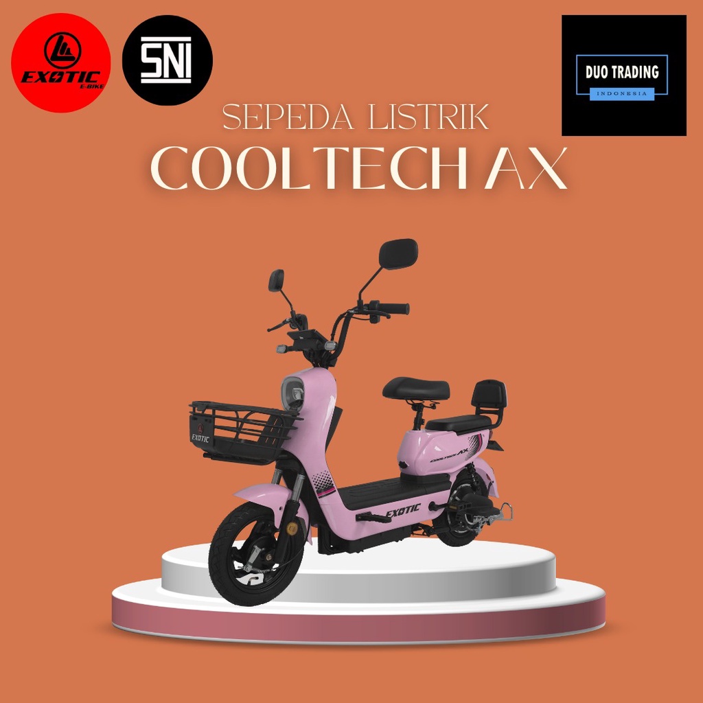 Jual Sepeda Listrik Exotic Cooltech AX By Pacific Ebike | Shopee Indonesia