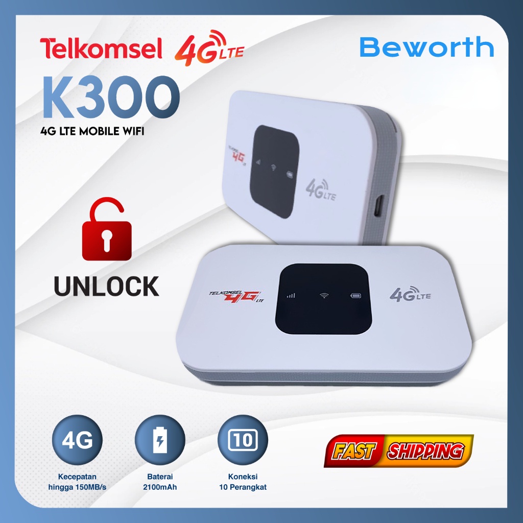 Jual Mifi Modem Wifi Telkomsel 4G Lte Unlock All Opeartor Free Perdana ...