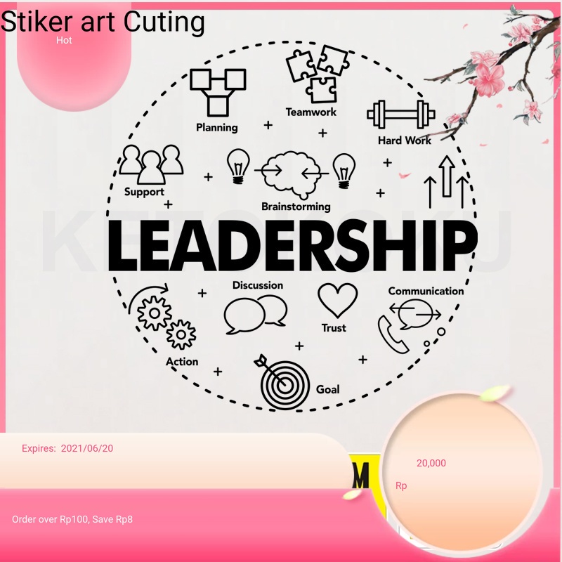 Jual Sticker Stiker Motivasi Kerja Kantor Dinding dan Kaca Cutting ...