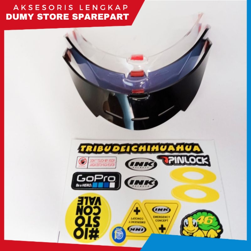 Jual SPOILER HELM INK DYNAMIC+STIKER VISOR | Shopee Indonesia