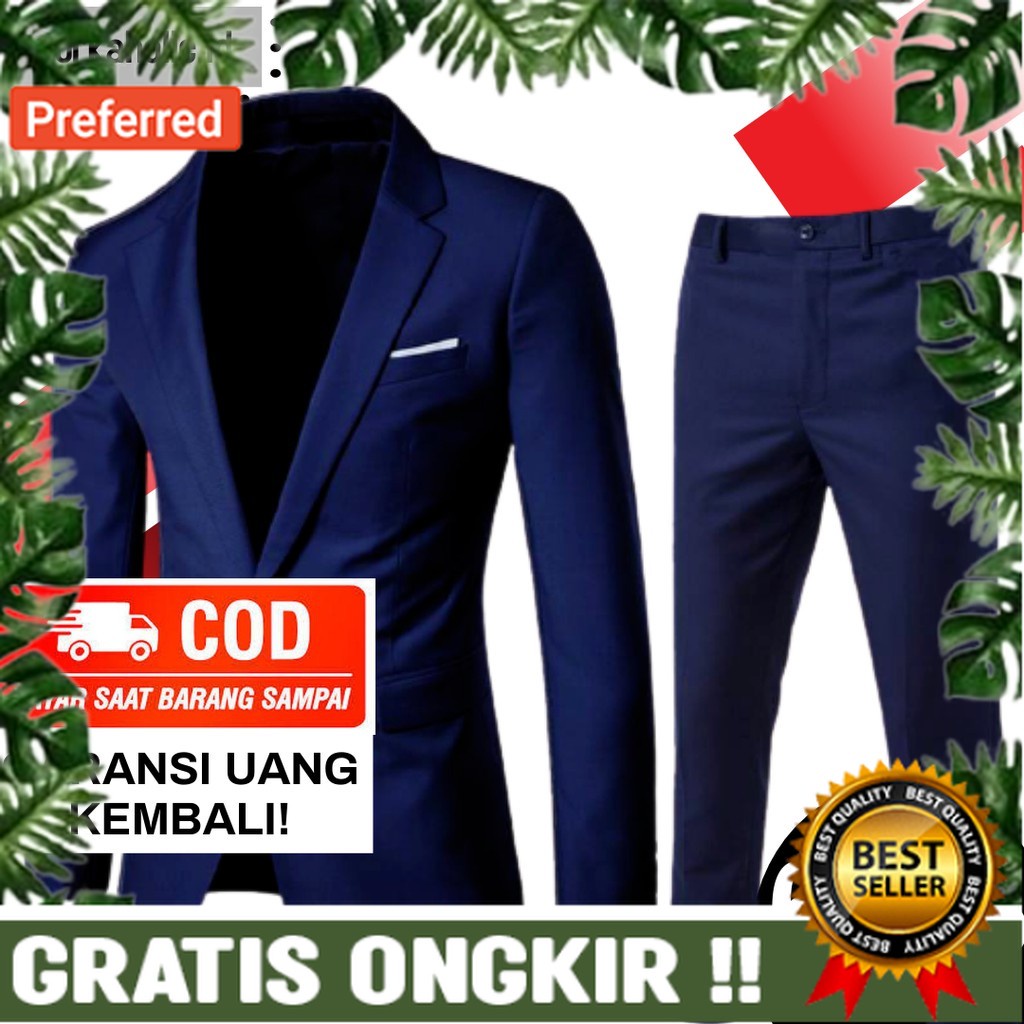 Jual SETELAN JAS PRIA MURAH/JAS FORMAL PRIA/BLAZER PRIA SLIMFIT/JAS ...