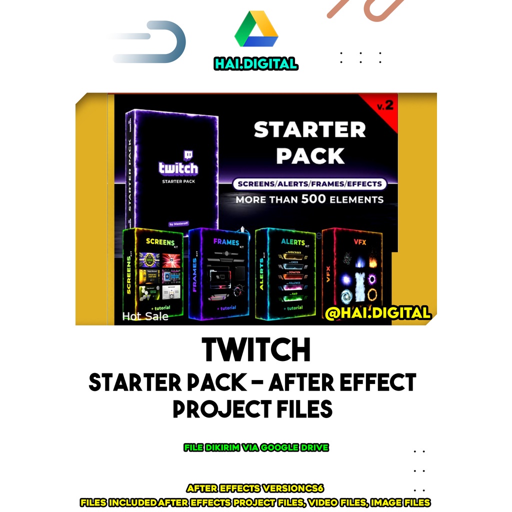 Jual Twitch Starter Pack - After Effects Project Files | Shopee Indonesia