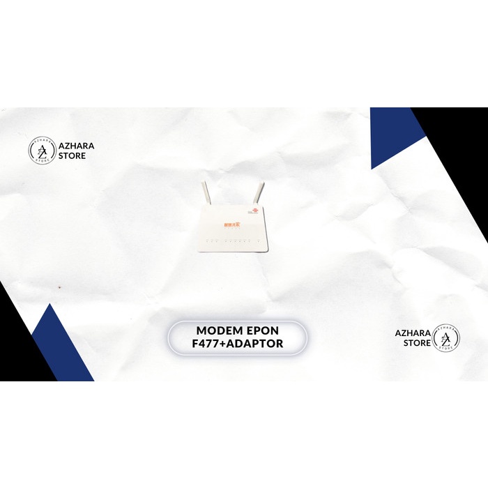 Jual MODEM ZTE F477.V2 EPON ONU +WIFI UNTUK FTTH + ADAPTOR 12V GRATIS ...