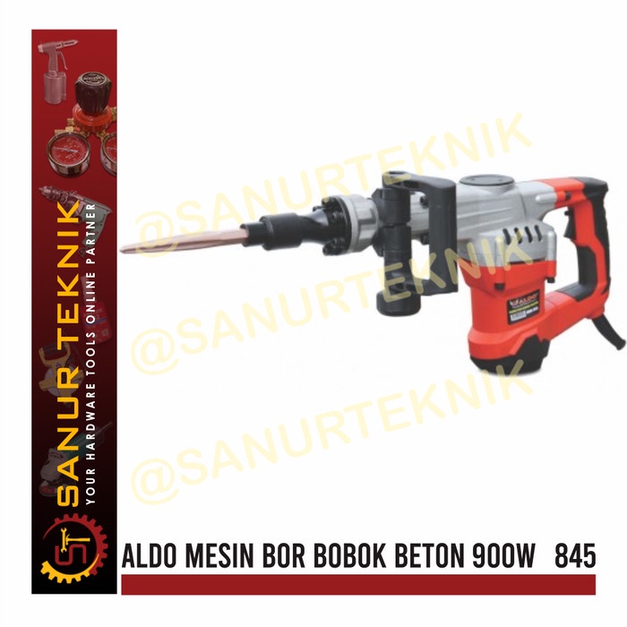 Jual ALDO 845 Demolition Hammer / Mesin Bor Bobok Beton 900W | Shopee ...