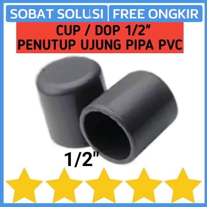 Jual CAP DOP 1/2 INCH AW FITTING END PLUG PENUTUP PIPA PVC 1/2 RUCIKA ...