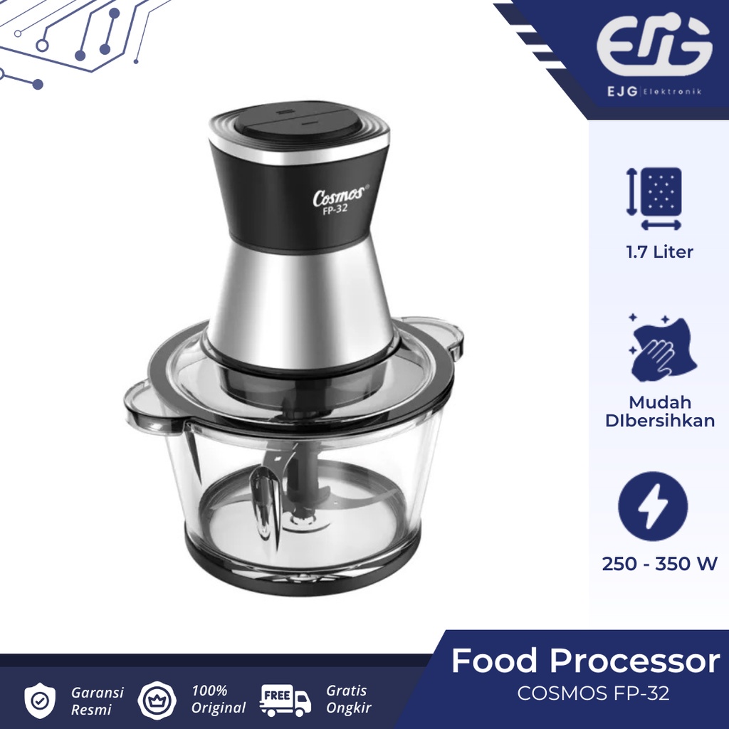 Jual Cosmos Food Chopper FP-32/ Penghalus makananan & penggiling daging ...