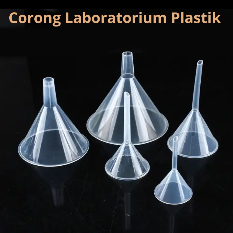 Jual Corong Plastik Laboratorium Funnel Corong Kimia 50mm 60mm 75mm ...