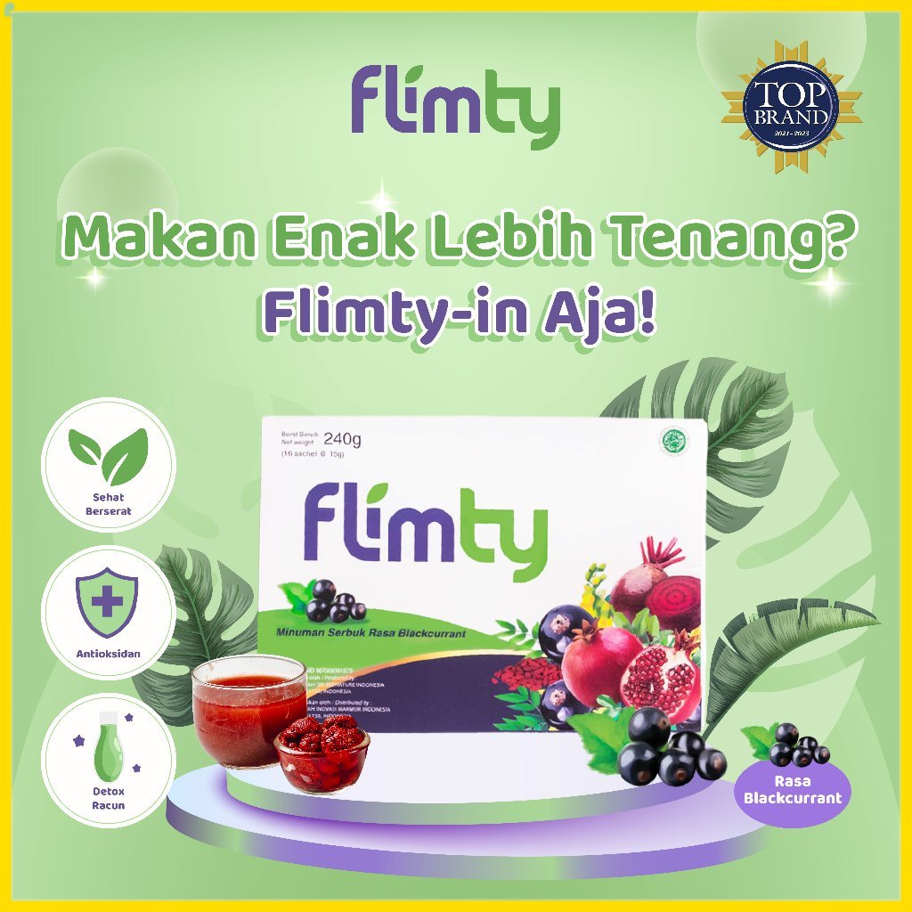 Jual (ORIGINAL) Flimty Fiber - 1 Box (isi 16 sachet) | Shopee Indonesia