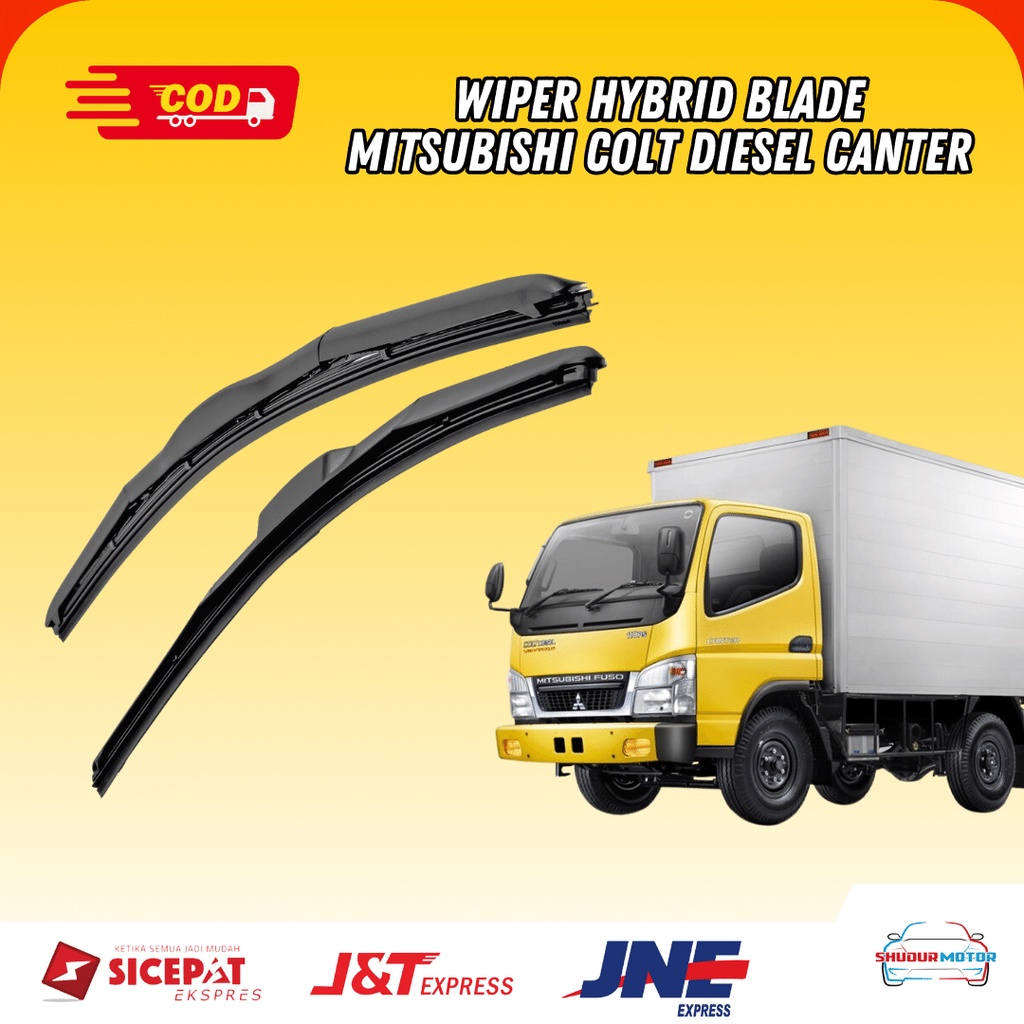 Jual Wiper Hybrid Blade Mitsubishi Truk Colt Diesel Canter Frameless 1 ...