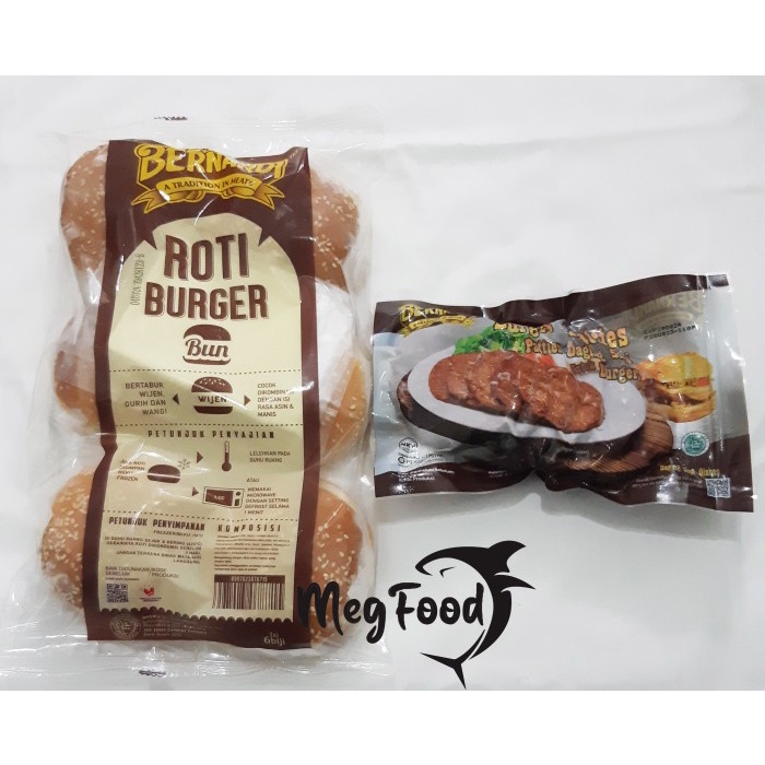 Jual Paket Burger Bernardi + Bernardi Burger Daging Sapi (kasar ...