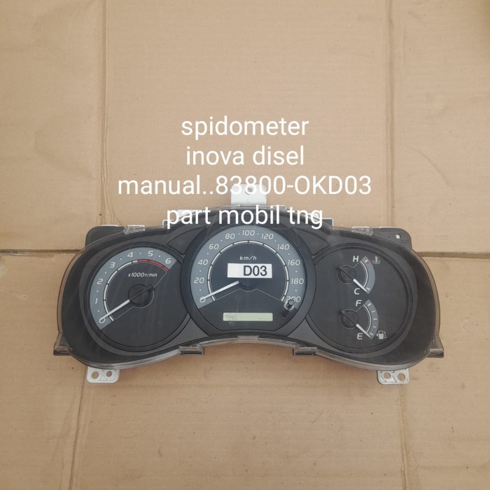 Jual Spidometer Speedometer Toyota Inova Innova Diesel MT Manual 83800 ...