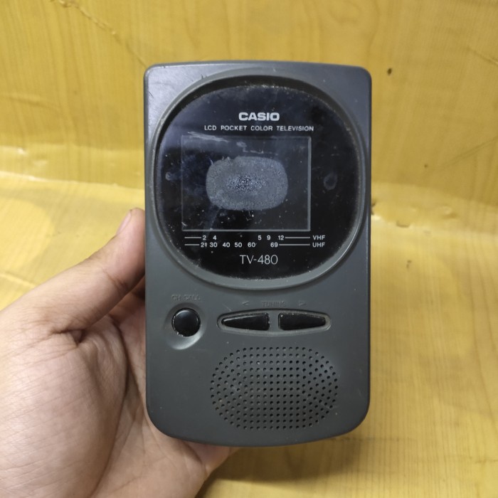 Jual CASIO TV-480 LCD Pocket Color Television Vintage | Shopee Indonesia