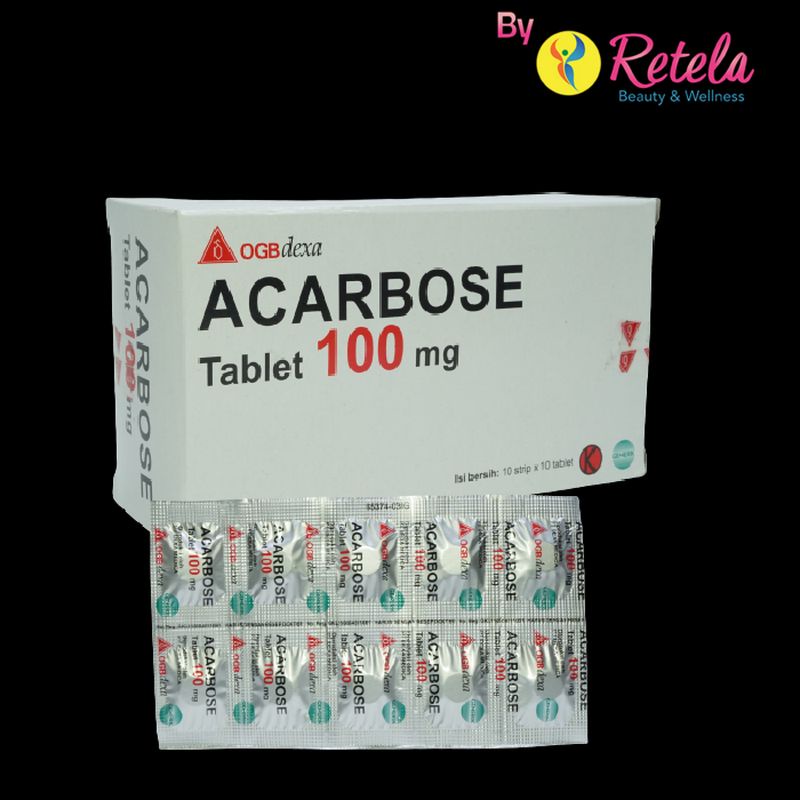 Jual Acarbose 100 Mg 1 Box 100 Tablet (Gen-Dexa) | Shopee Indonesia