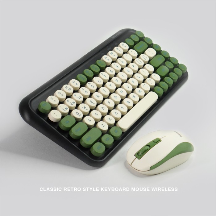 Jual Rexus KM11 KM 11 Wireless Bluetooth Keyboard Mouse Combo Retro ...