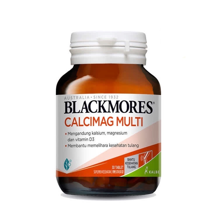 Jual BLACKMORES CALCIMAG MULTI BTL 30 TABLET - KALSIUM VITAMIN TULANG ...