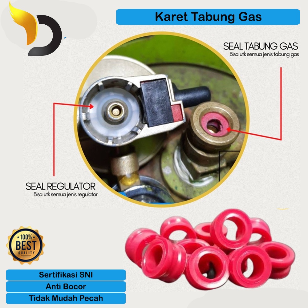 Jual Karet Tabung Gas Elpiji 3 kg 5 kg 12 kg Anti Bocor SNI Karet Seal ...
