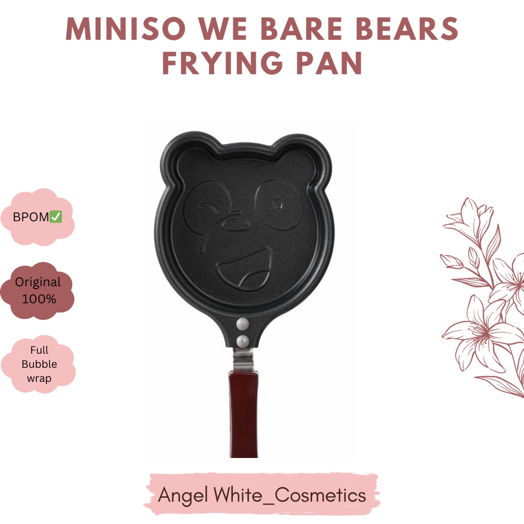Jual MINISO WE BARE BEARS FRYING PAN | Shopee Indonesia