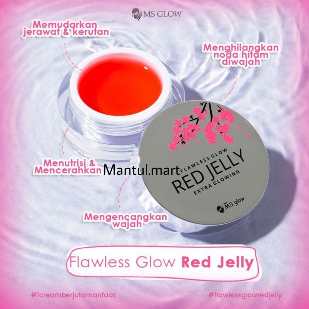 Jual MANTUL MART RED JELLY MS GLOW / MS GLOW ORIGINAL | Shopee Indonesia