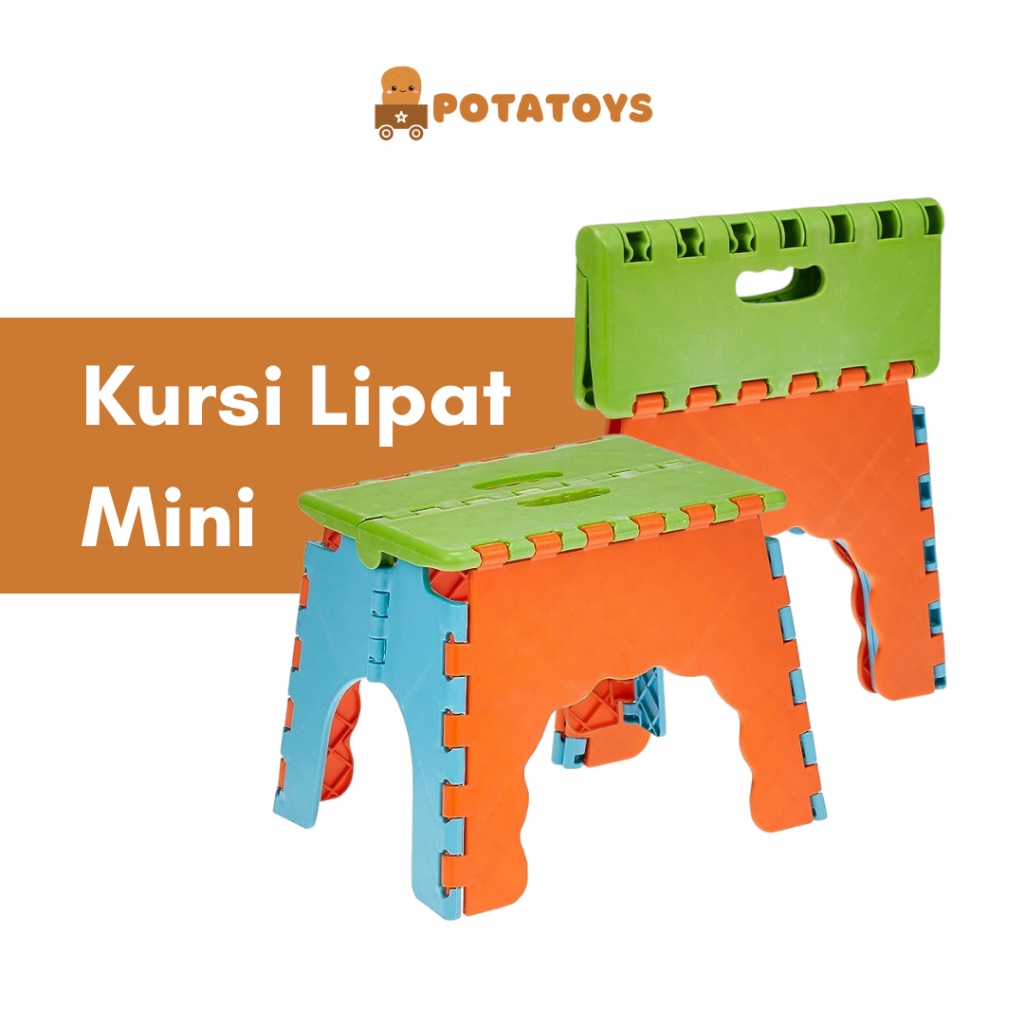 Jual Kursi Lipat Portable Bangku lipat Praktis Kursi Anak Portable ...