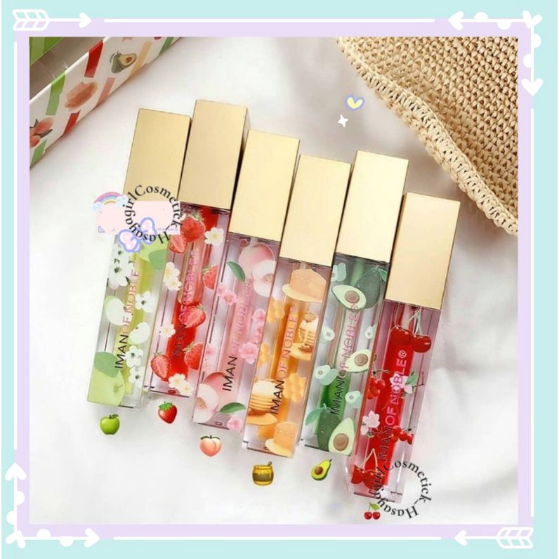 Jual LIP OIL IMAN OF NOBLE FRUIT LIP GLOSS ESSENCE 1110 / LIP GLOSS OIL ...