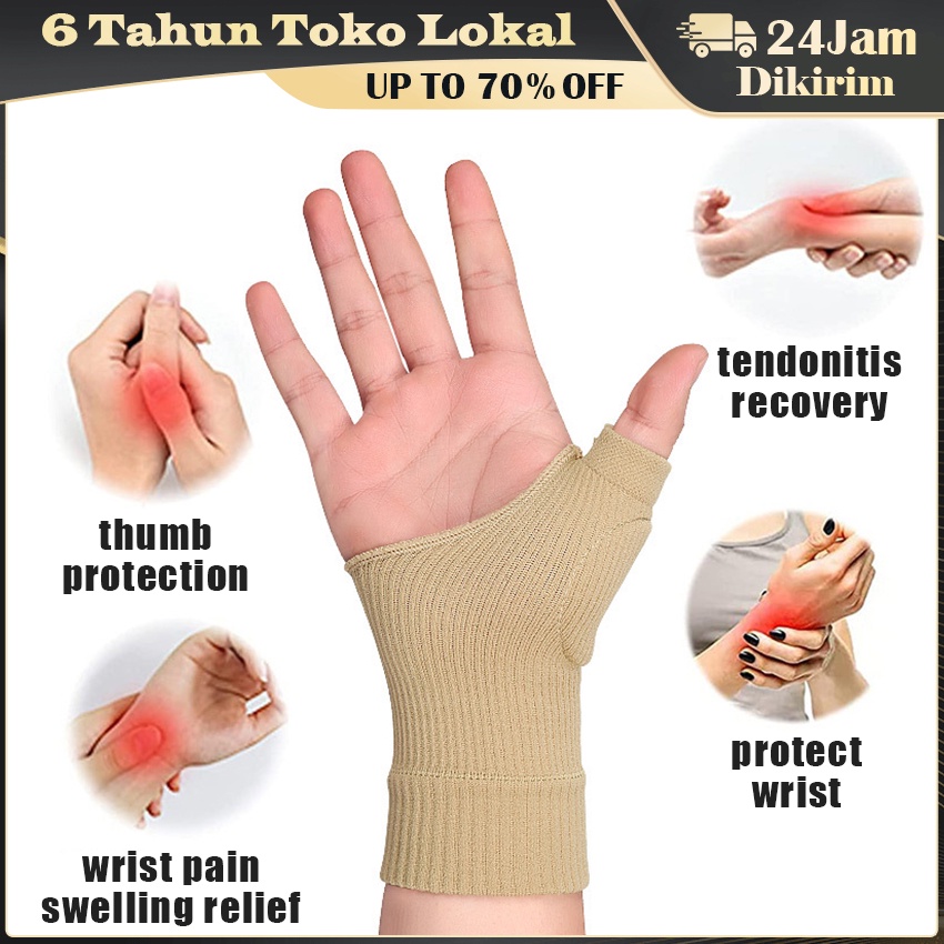 Jual Sarung Tangan Gel Gloves Bantalan Terapi Pereda Nyeri Keseleo ...