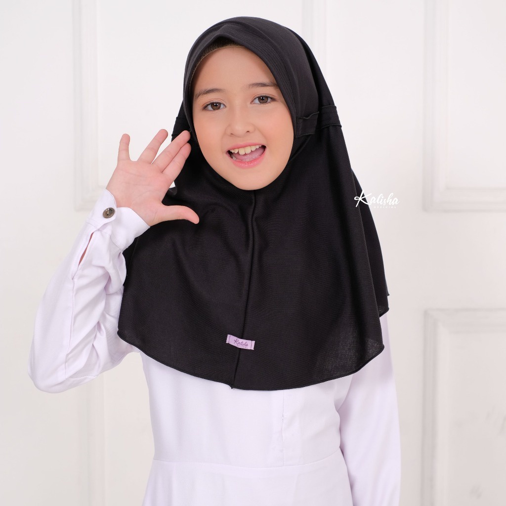 Jual Hijab Sekolah Jilbab Serut LX Kalisha Kerudung Sekolah Anak Ukuran S M L XL Warna Lengkap ...
