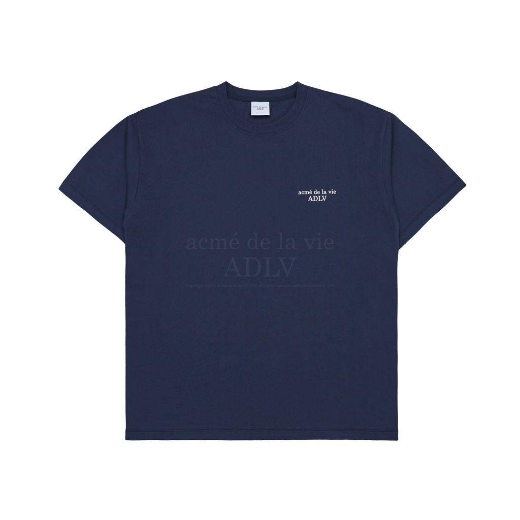 Jual [ADLV] Basic Logo Season2 Short Sleeve T-Shirt Navy - Kaos ...