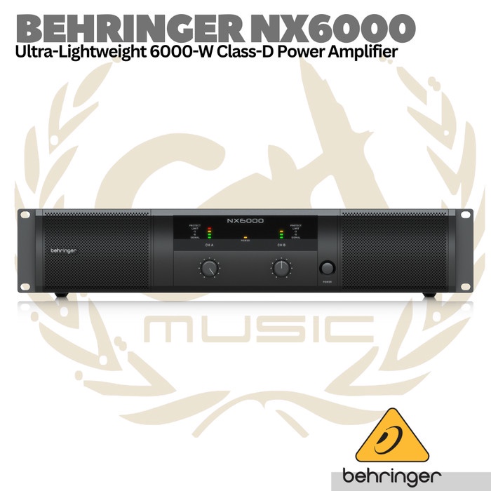 Jual Behringer NX6000 Ultra-Lightweight 6000-Watt Class-D Power ...