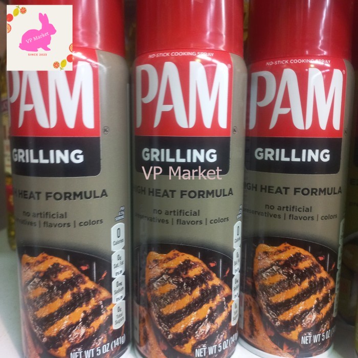 Jual PAM Grilling High Heat Formula Spray 5 Oz(141gr) | Pam Grill ...