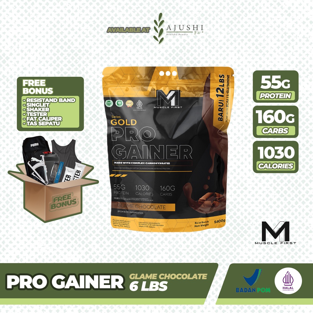 Jual Muscle First M1 Gold Pro Gainer 12 Lbs - Weight Gainer | Shopee ...