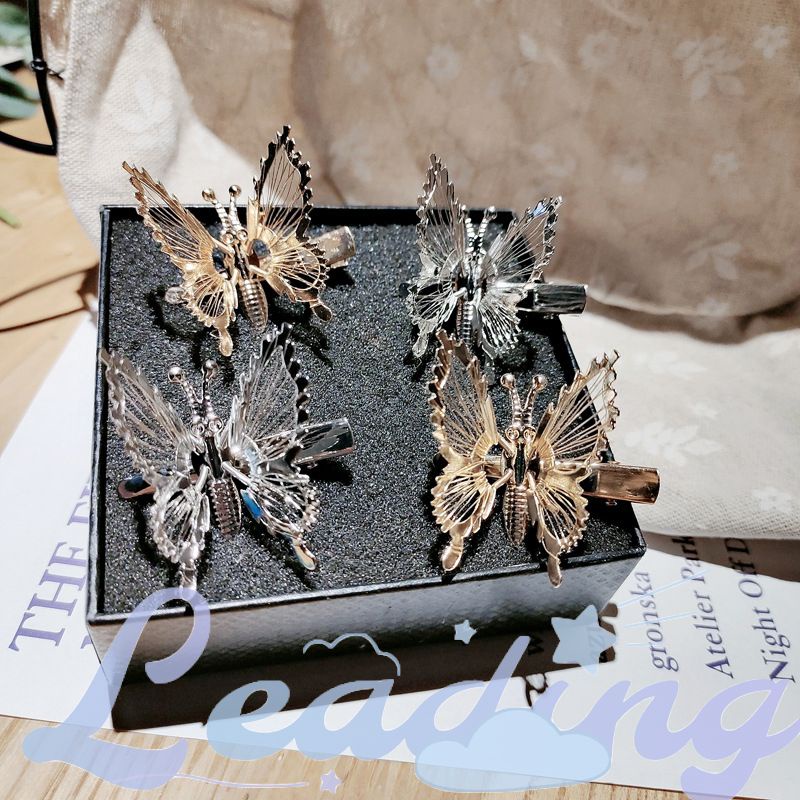 Jual Jepit Rambut Kupu-kupu Bergerak Klip Rambut Kecil dan Halus Klip ...