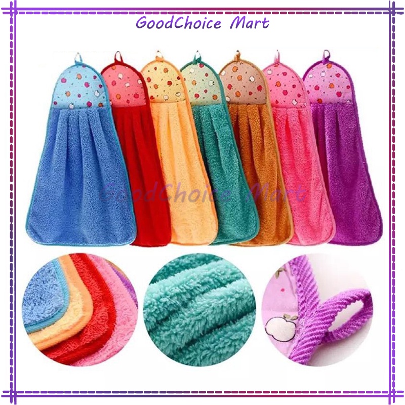 Jual Lap Handuk Tangan Gantung Polos Motif Buah / Hand Towel Handuk ...