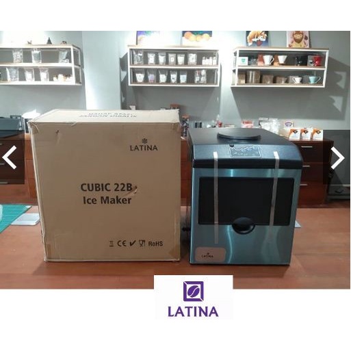 Jual LATINA CUBIC 22 ICE CUBE SIBERIA MESIN DISPENSER PEMBUAT ES BATU ...