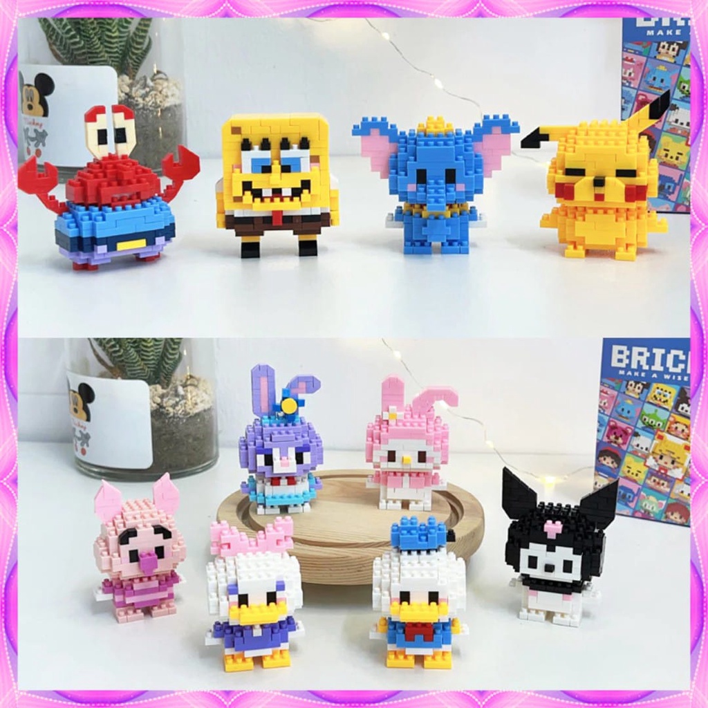 Jual Lego Nano Block Flowers Pot Bunga Mainan Balok Buket Mainan Anak ...