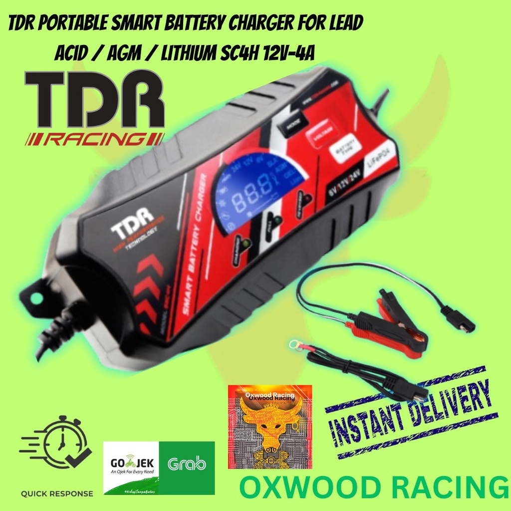 Jual charger aki kering / basah lithium SC4H 12volt 4 ampere ( TDR ...