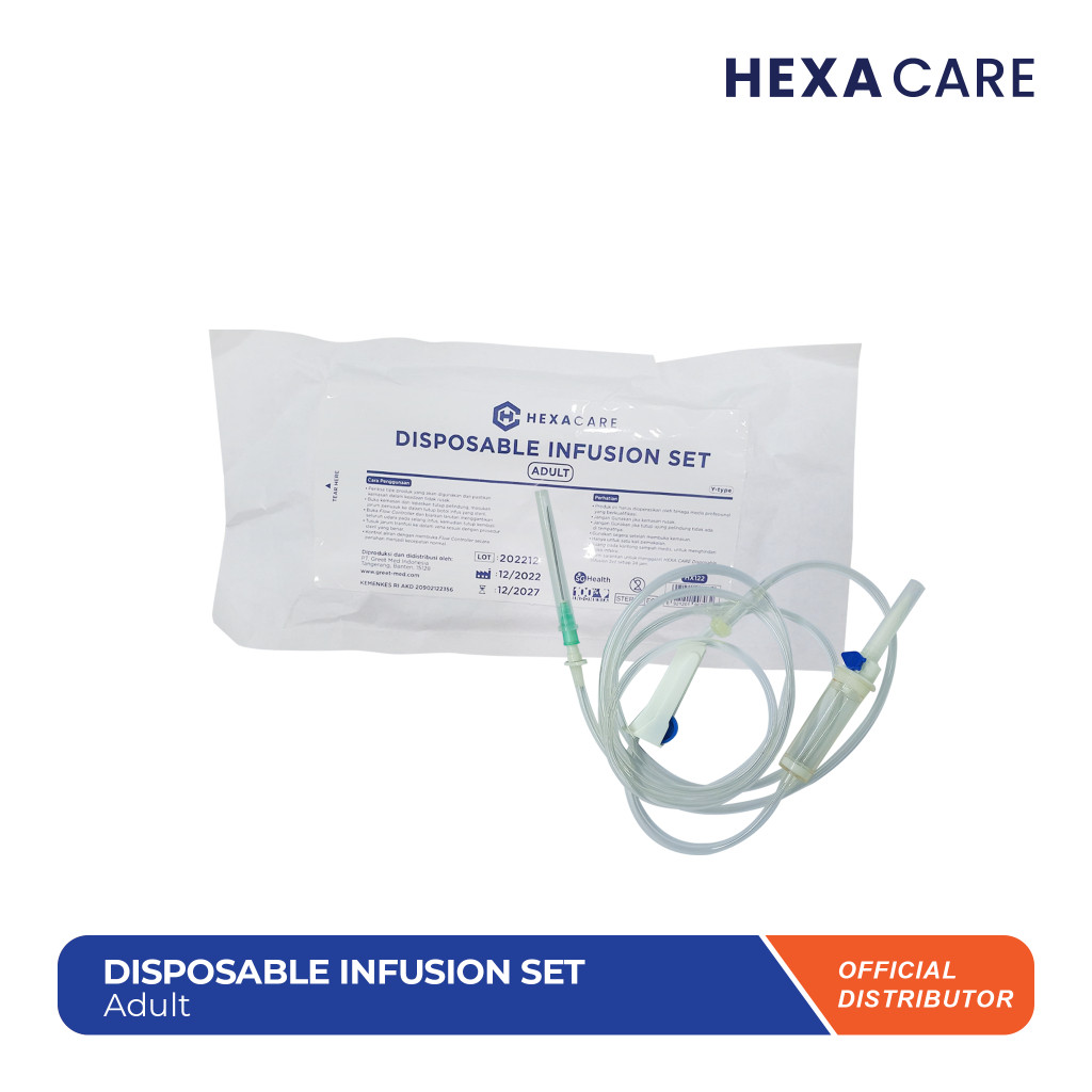 Jual HEXA CARE Disposable Infusion Set Dewasa | Shopee Indonesia