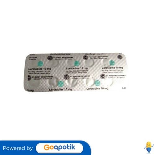Jual Loratadine First Medipharma 10 Mg Strip 10 Tablet | Shopee Indonesia