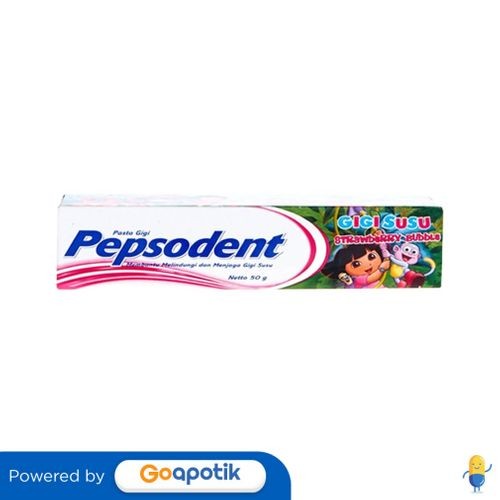 Jual Pepsodent Pasta Gigi Junior Gigi Susu Strawberry 50 Gram Tube ...