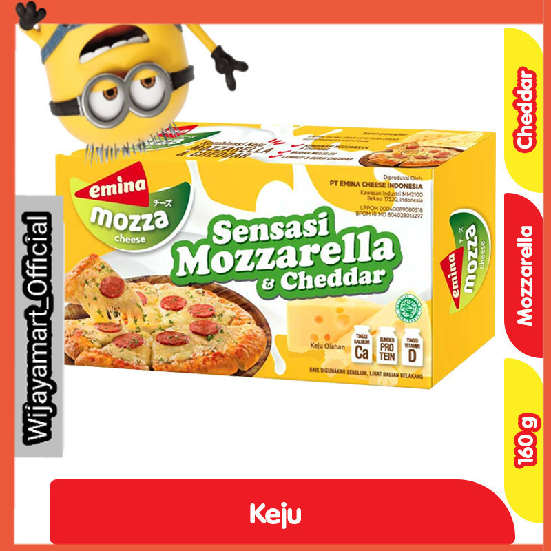 Jual Emina Keju Mozzarella Box 160 g | Shopee Indonesia