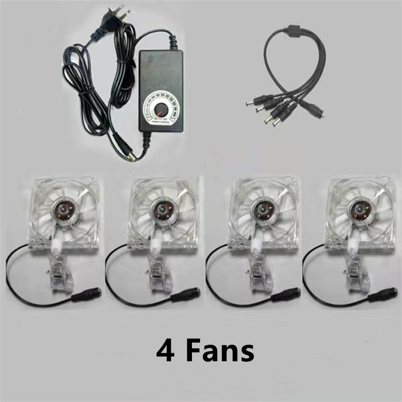 Jual Aquarium Fish Tank Cooling Fan System Chiller Control Reduce Water ...