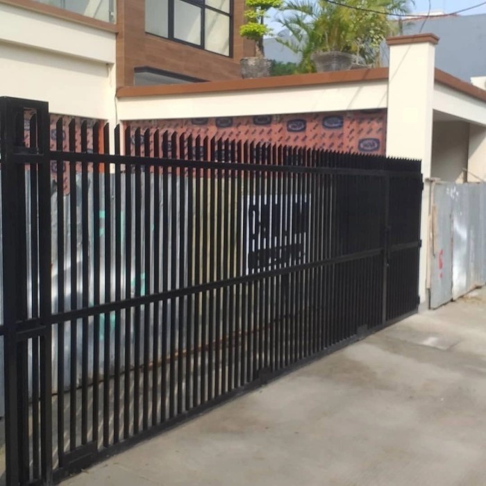 Jual pagar dorong minimalis | Shopee Indonesia